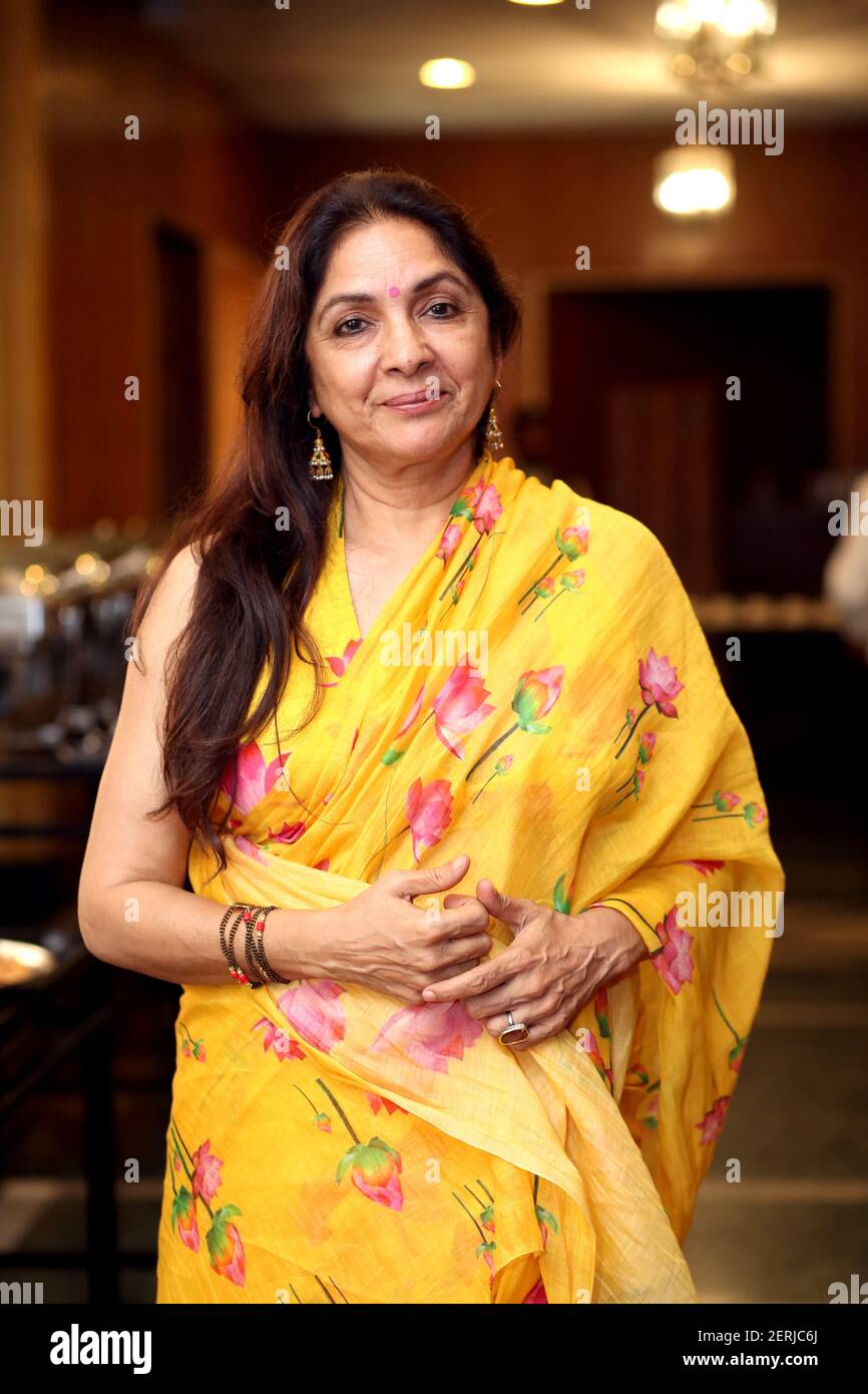 NEW DELHI, INDIA JULY 23: Bollywood actor Neena Gupta during promotion ...