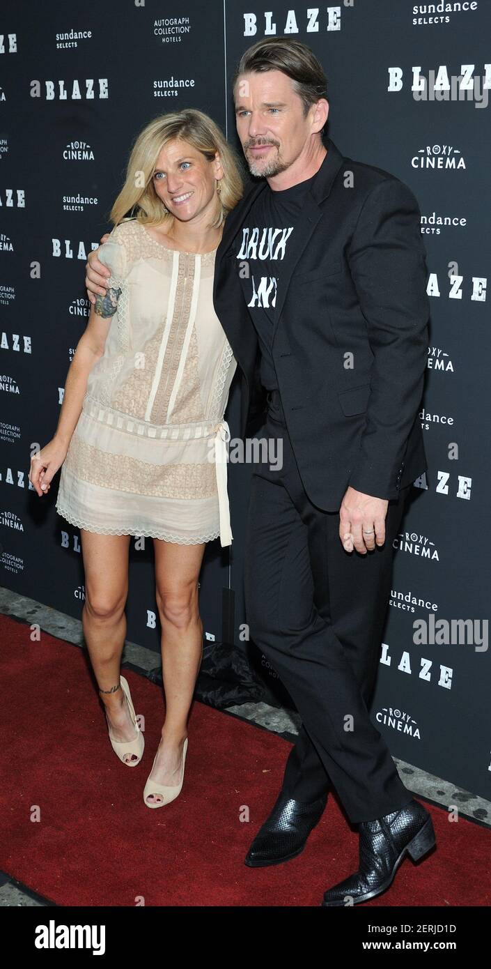 L-R: Producer Ryan Hawke and writer/director Ethan Hawke attend the New ...