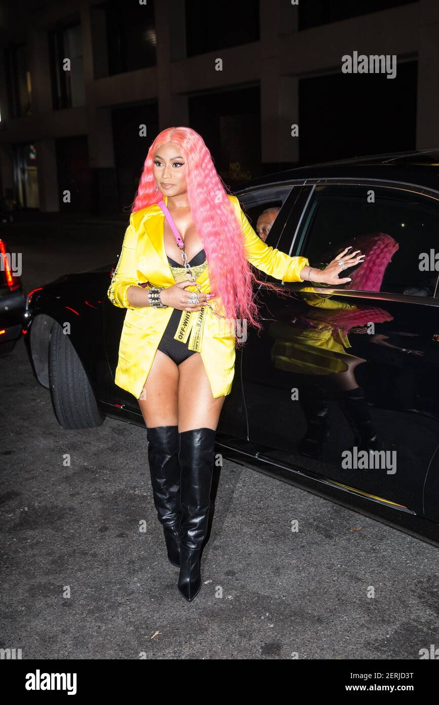Nicki Minaj attends as E!, ELLE & IMG celebrate the Kick-Off To NYFW ...