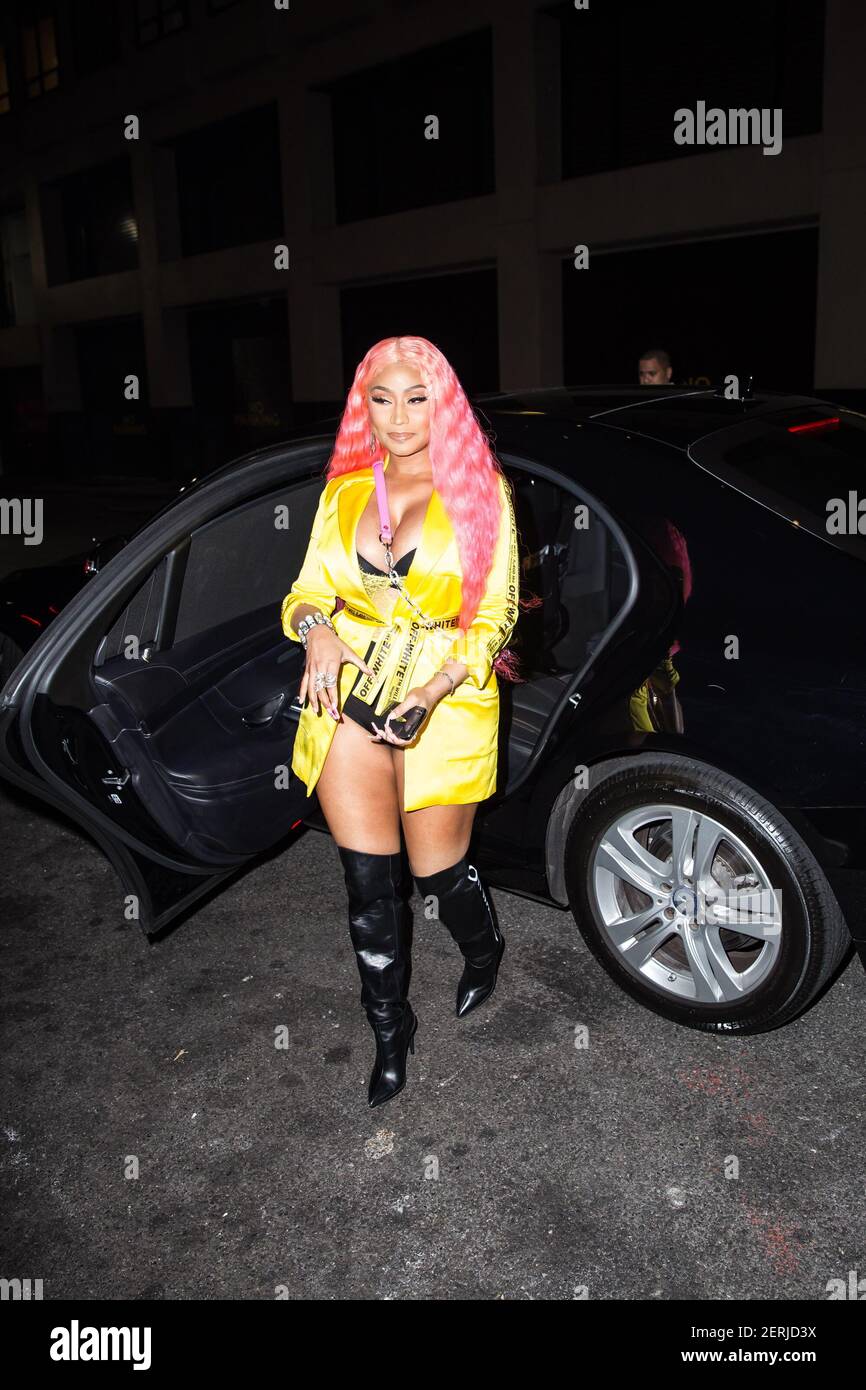 Nicki Minaj attends as E!, ELLE & IMG celebrate the Kick-Off To NYFW ...