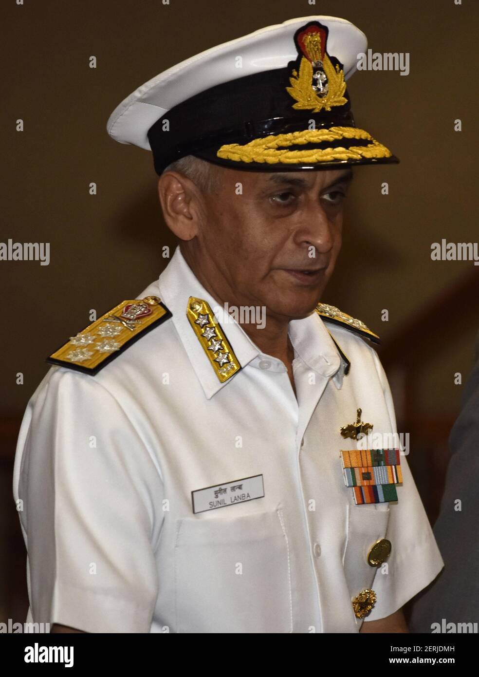New Delhi, India- Sept 06, 2018: Chief of the Naval Staff of the Indian ...