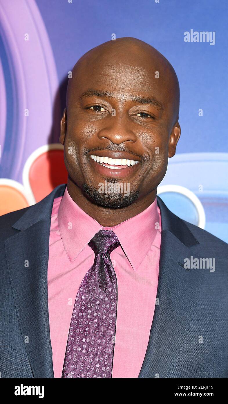 Akbar Gbajabiamila of " American Ninja Warrior" attends the NBC New ...