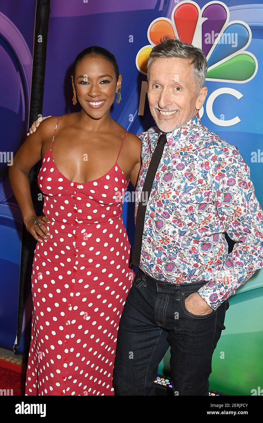 Dayna Isom Johnson and Simon Doonan of " Making It" attends the NBC New ...