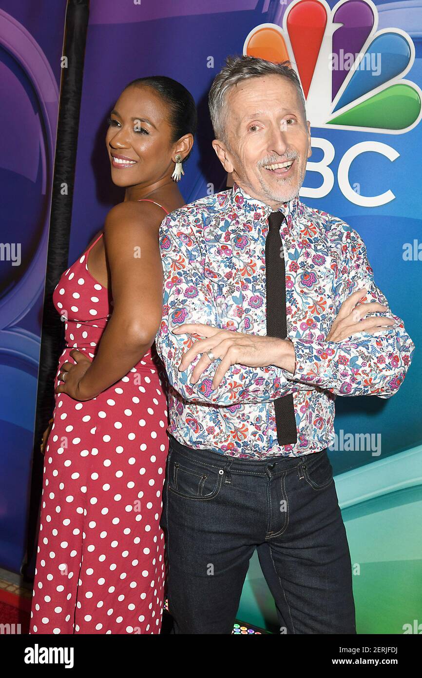 Dayna Isom Johnson and Simon Doonan of " Making It" attends the NBC New ...