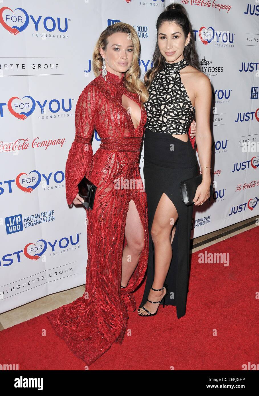 (L-R) Ragon Miller and Lorraine Melo at the "Heart Of Haiti Gala" held ...