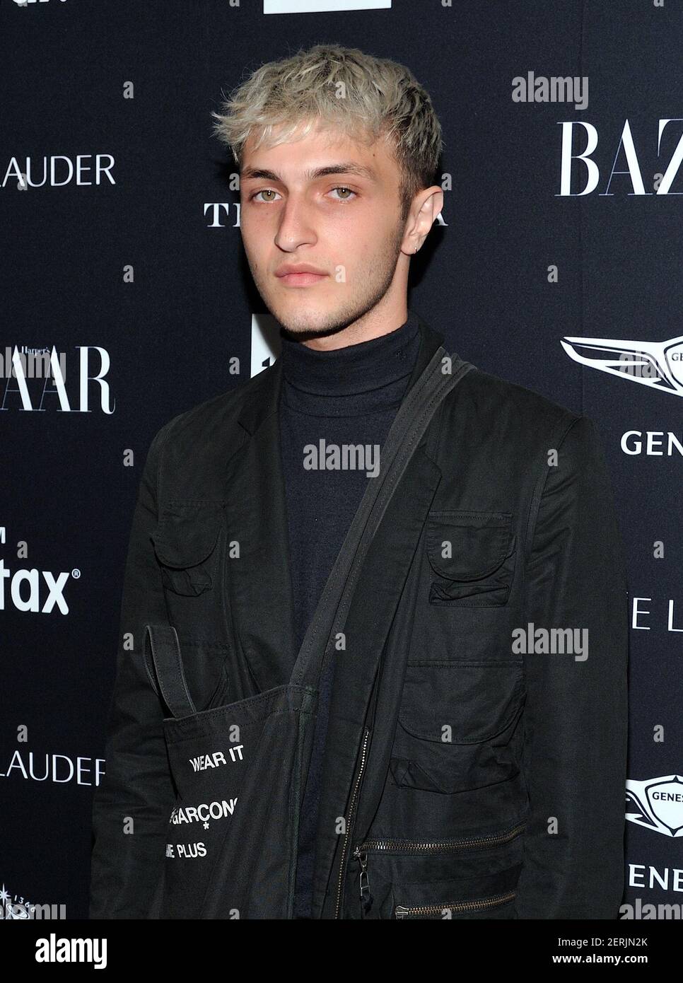 Model Anwar Hadid attends the Harper's Bazaar Icons by Carine Roitfeld ...