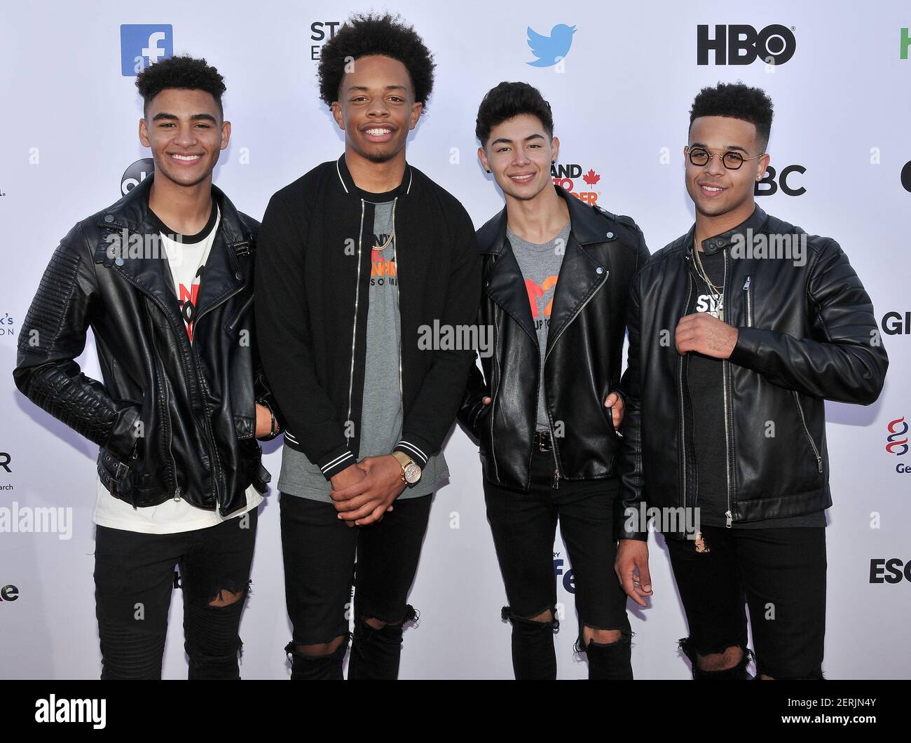 (L-R) 4th Ave - Jaden Gray, Camry Jackson, Mikey Jimenez and Marcus ...