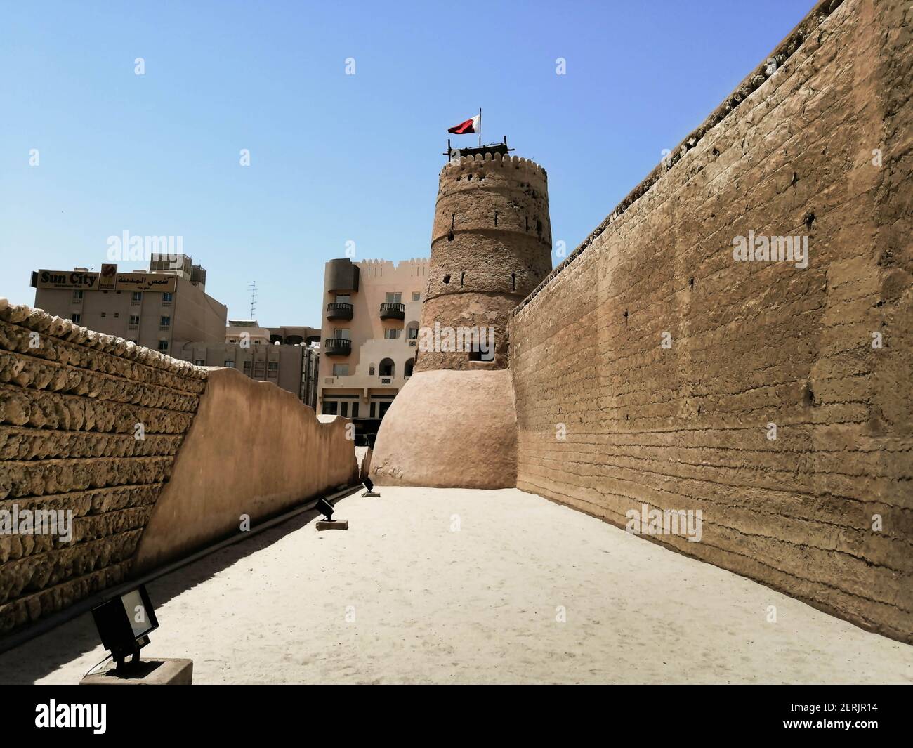 Old dubai wall dubai museum dubai fort hi-res stock photography and ...