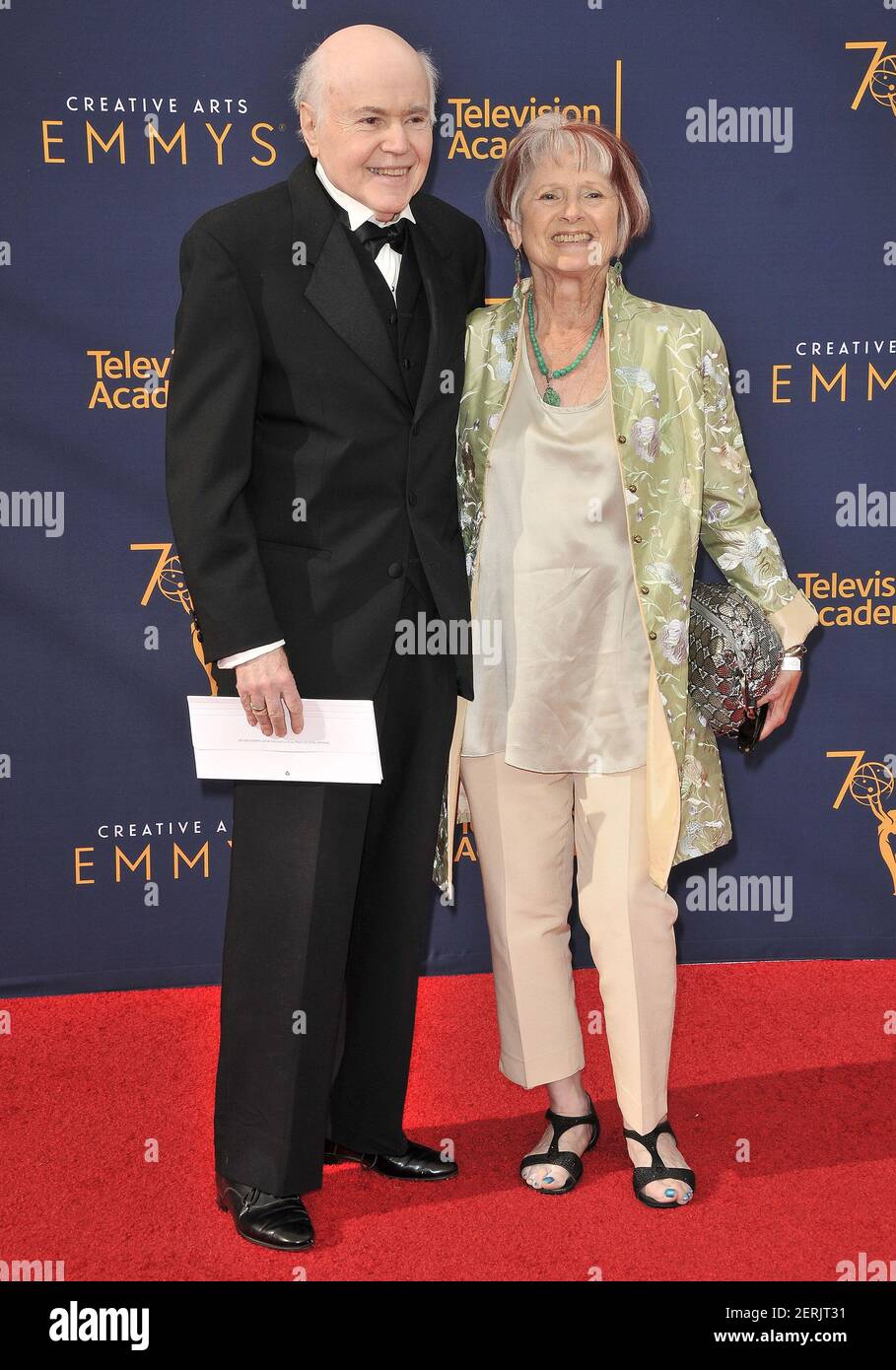 Walter Koenig and Judy Levitt arrives at the 2018 Creative Arts Emmy ...