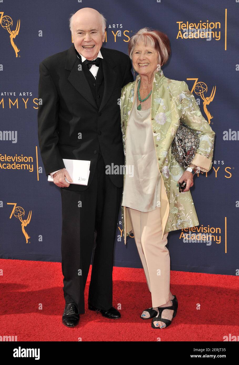 Walter Koenig and Judy Levitt arrives at the 2018 Creative Arts Emmy ...