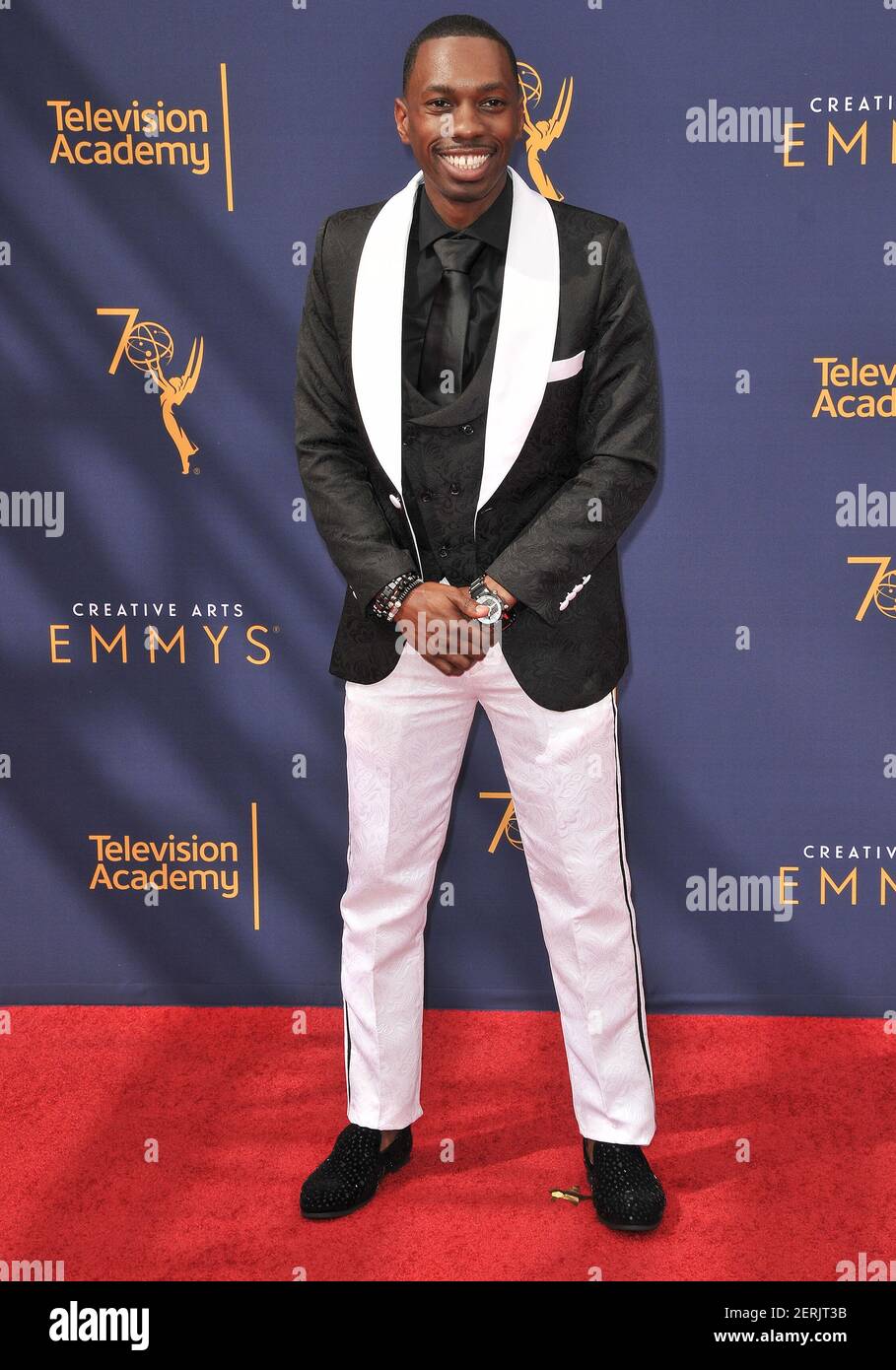 Melvin Jackson Jr arrives at the 2018 Creative Arts Emmy Awards - Day 1 ...