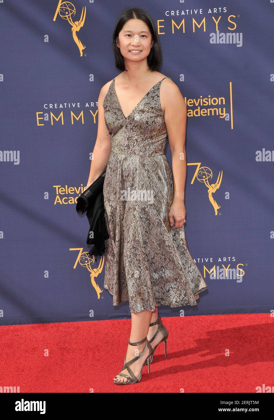 Val Cheung arrives at the 2018 Creative Arts Emmy Awards - Day 1 held ...