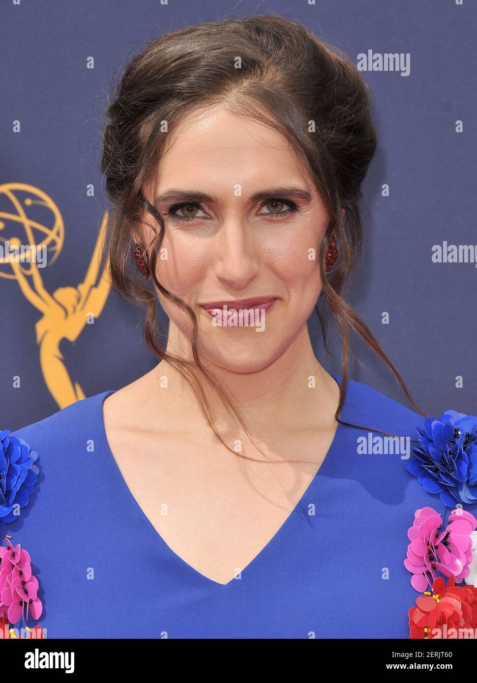 Megan Amram arrives at the 2018 Creative Arts Emmy Awards - Day 1 held ...