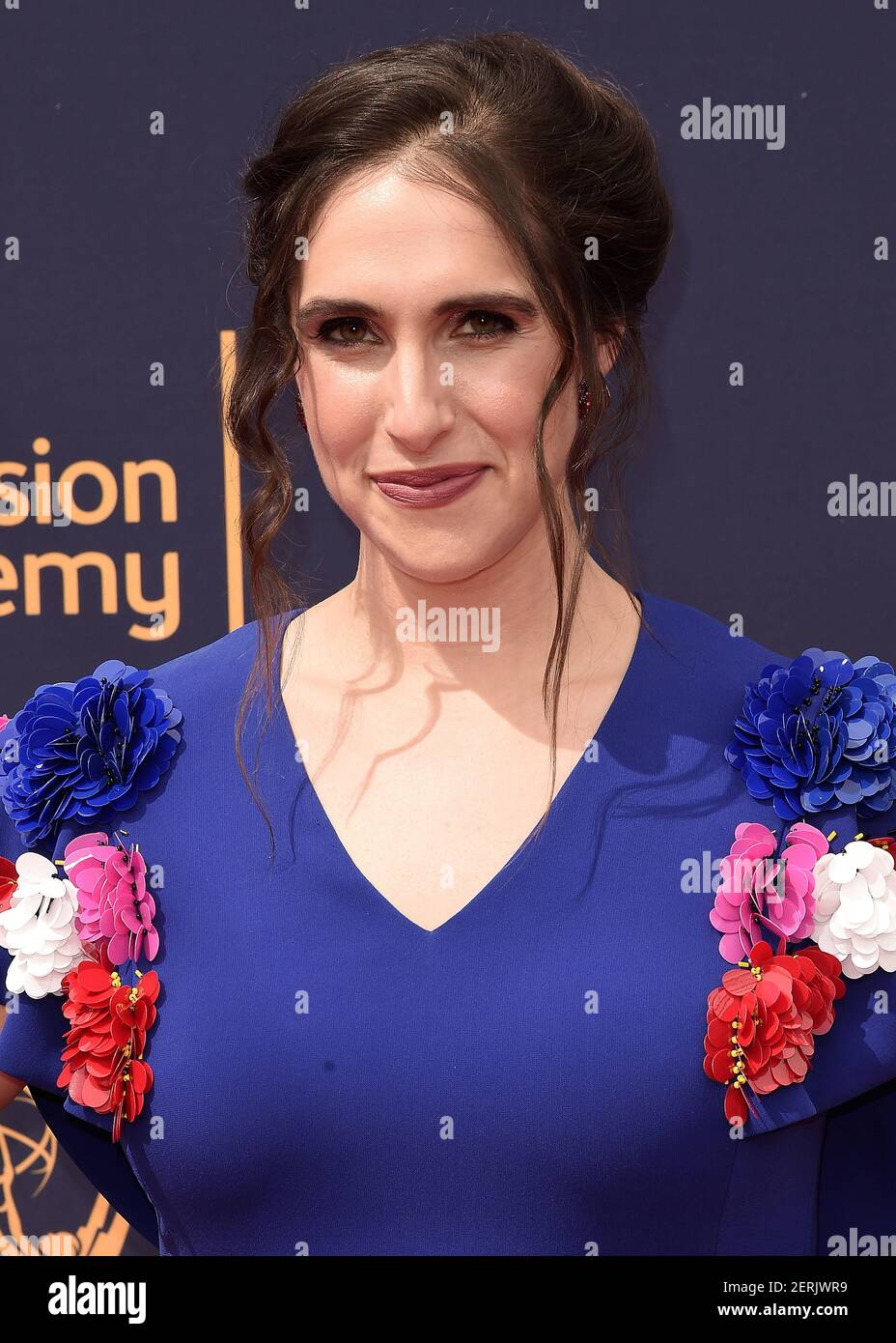 LOS ANGELES - SEPTEMBER 8: Megan Amram at the 2018 Creative Arts Emmy ...