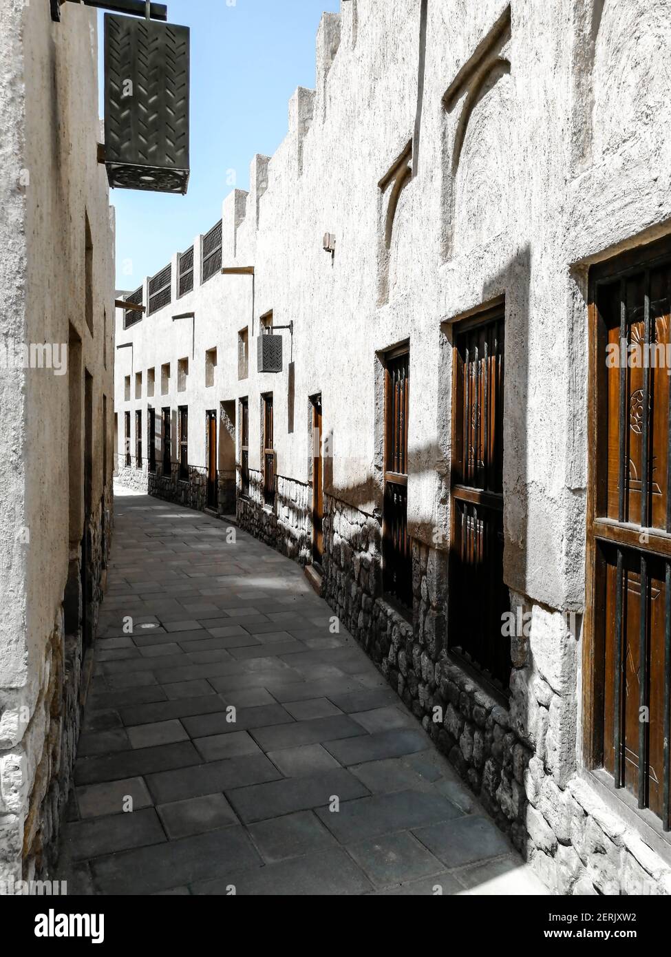 Bastakia Quarter (Bur Bastakia) In Dubai Stock Photo - Alamy