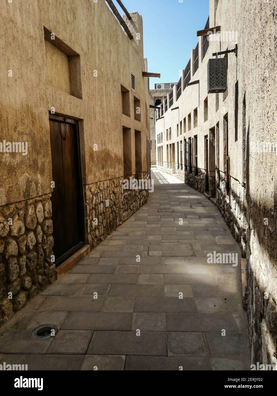 Bastakia Quarter (Bur Bastakia) In Dubai Stock Photo - Alamy
