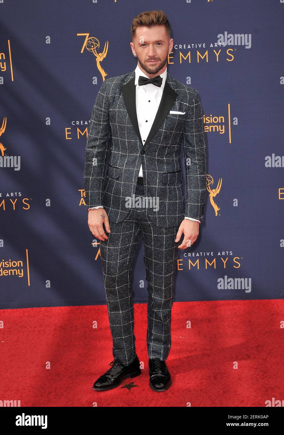 Travis Wall arrives at the 2018 Creative Arts Emmy Awards - Day 2 held ...