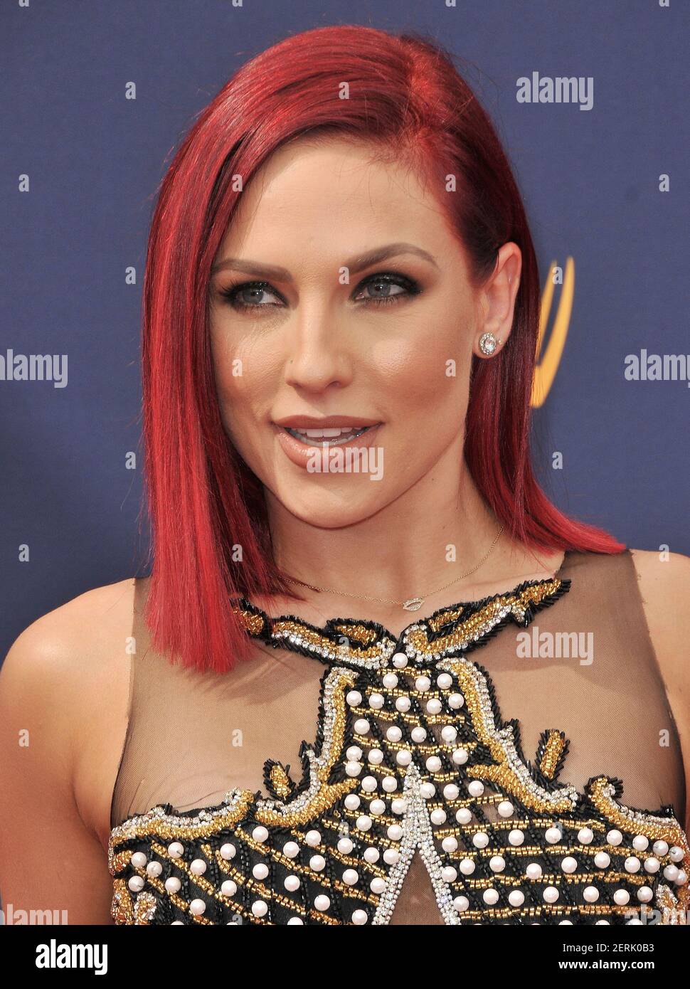 Sharna Burgess arrives at the 2018 Creative Arts Emmy Awards - Day 2 ...