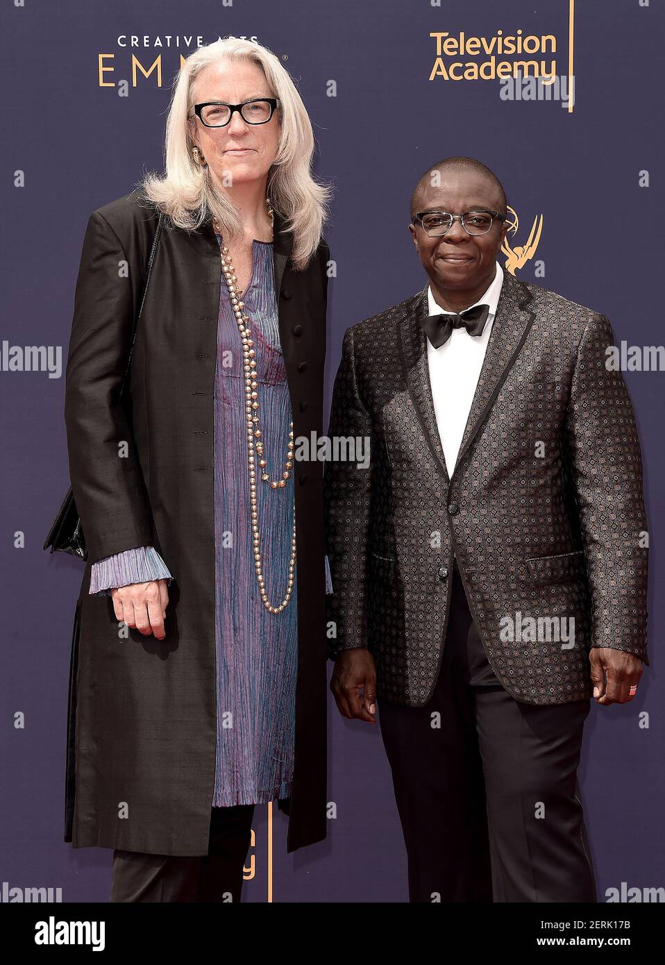 LOS ANGELES - SEPTEMBER 9: Joslyn Barnes, left, and Yance Ford attend ...