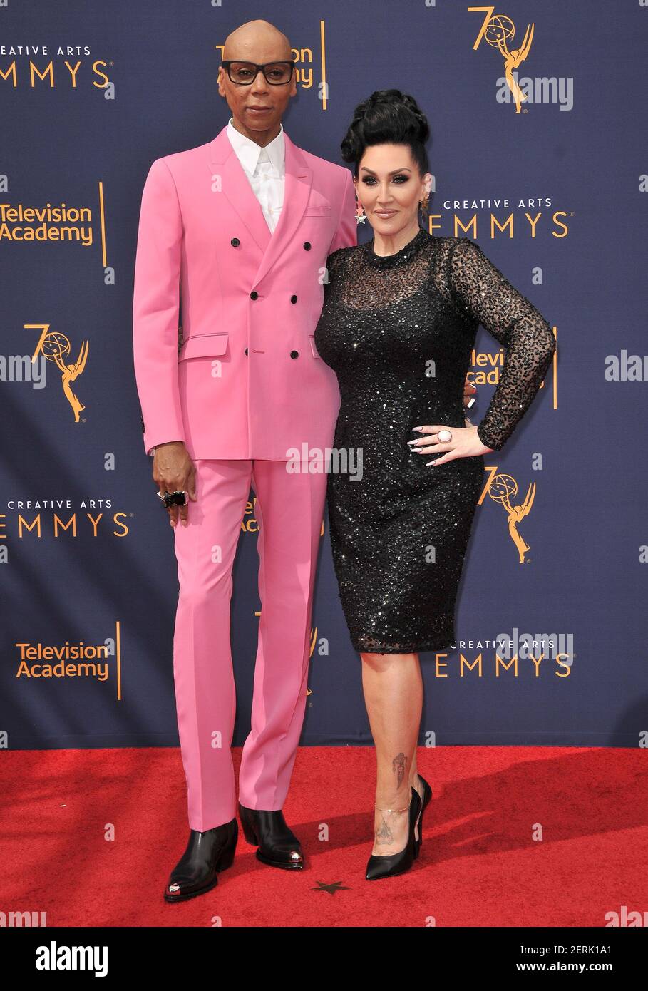 Rupaul and Michelle Visage arrives at the 2018 Creative Arts Emmy ...