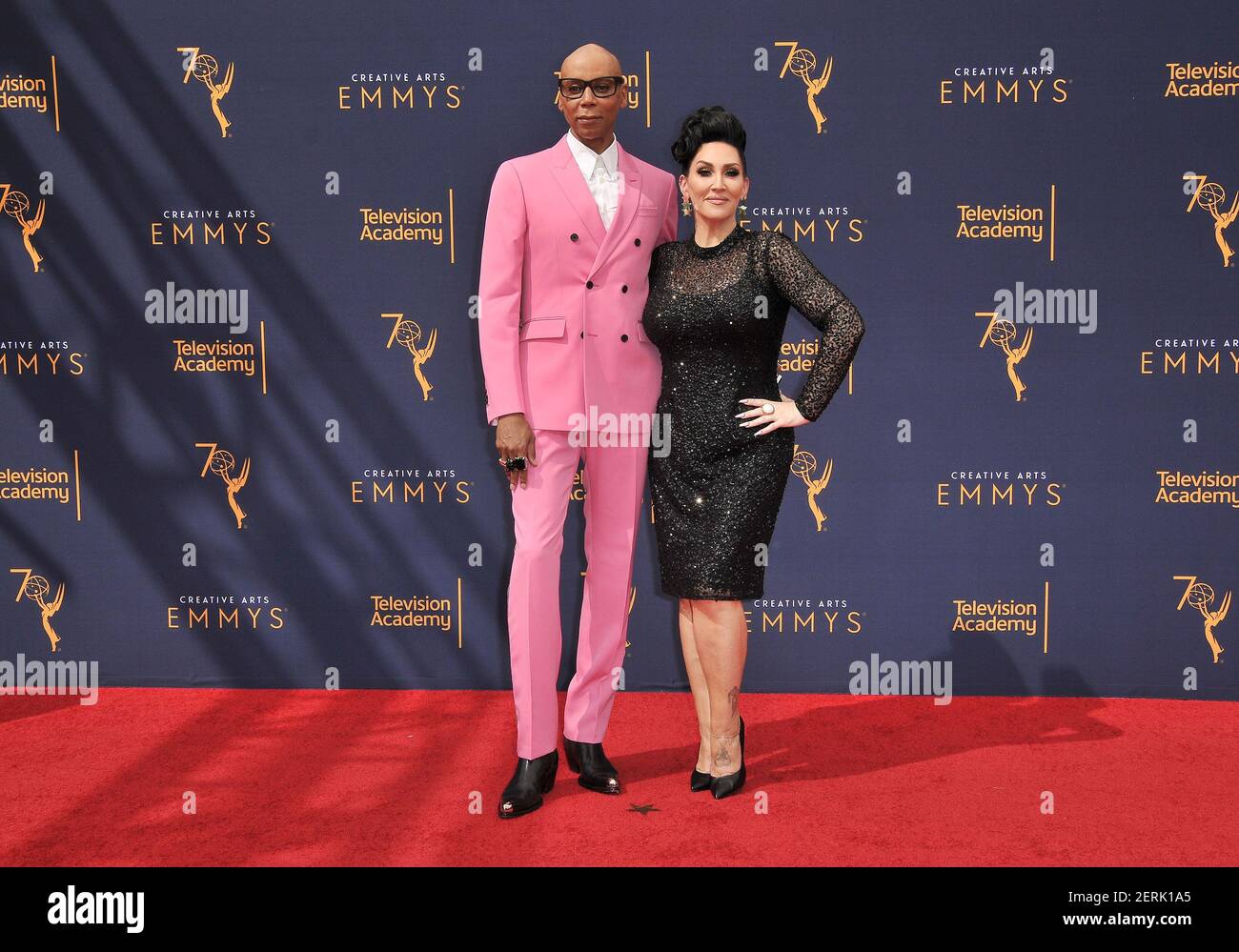Rupaul and Michelle Visage arrives at the 2018 Creative Arts Emmy ...