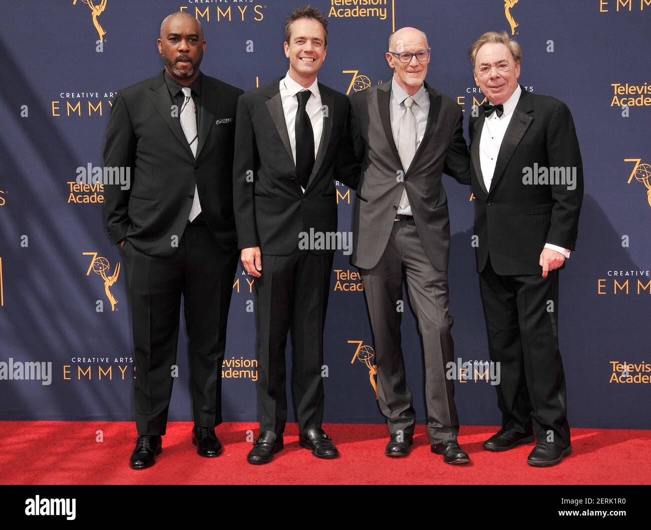 Neil Meron, Alex Rudzinski, Mike Jackson and Sir Andrew Lloyd Webber ...