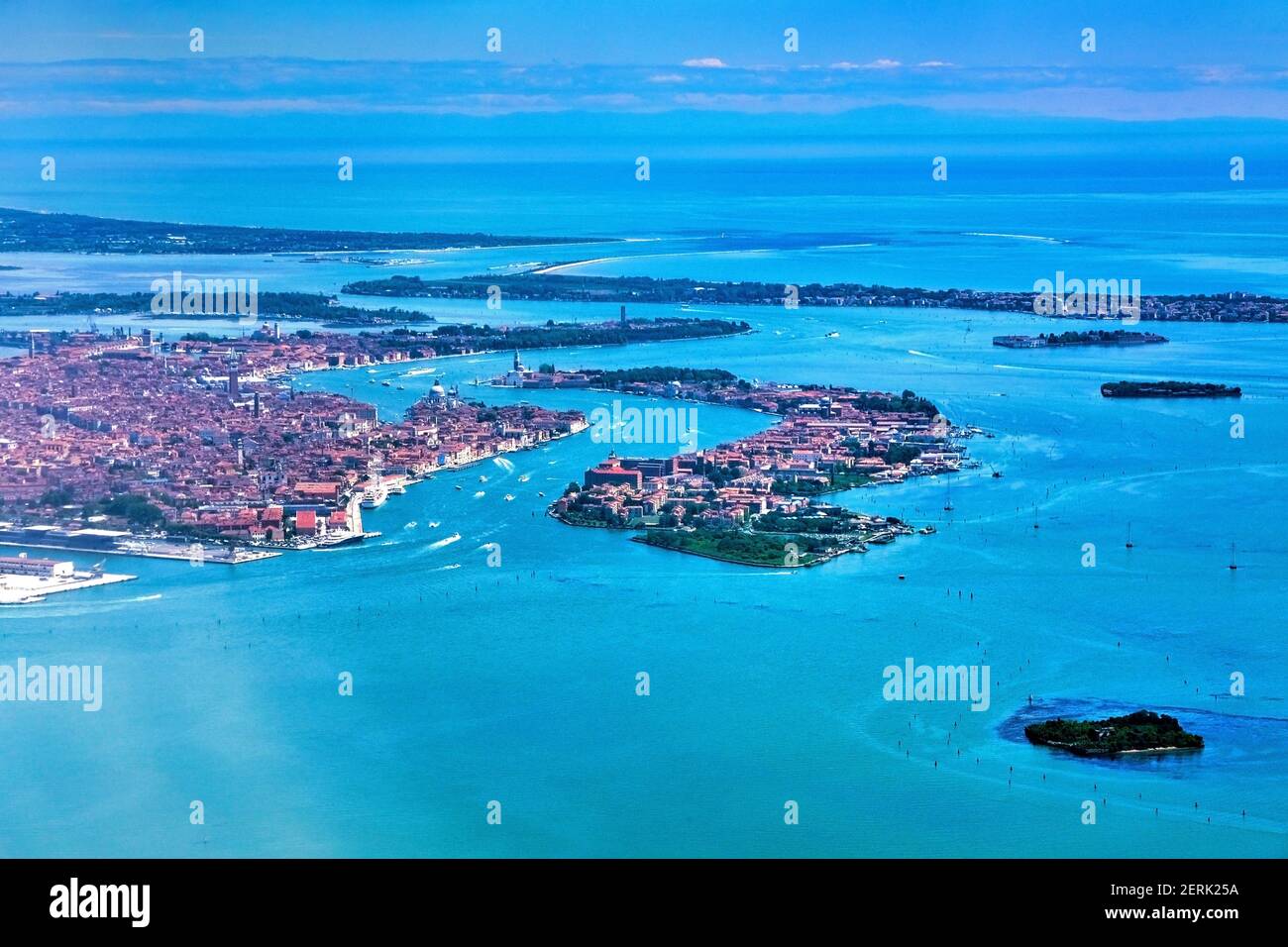 Lagoon of venice aerial hi-res stock photography and images - Alamy