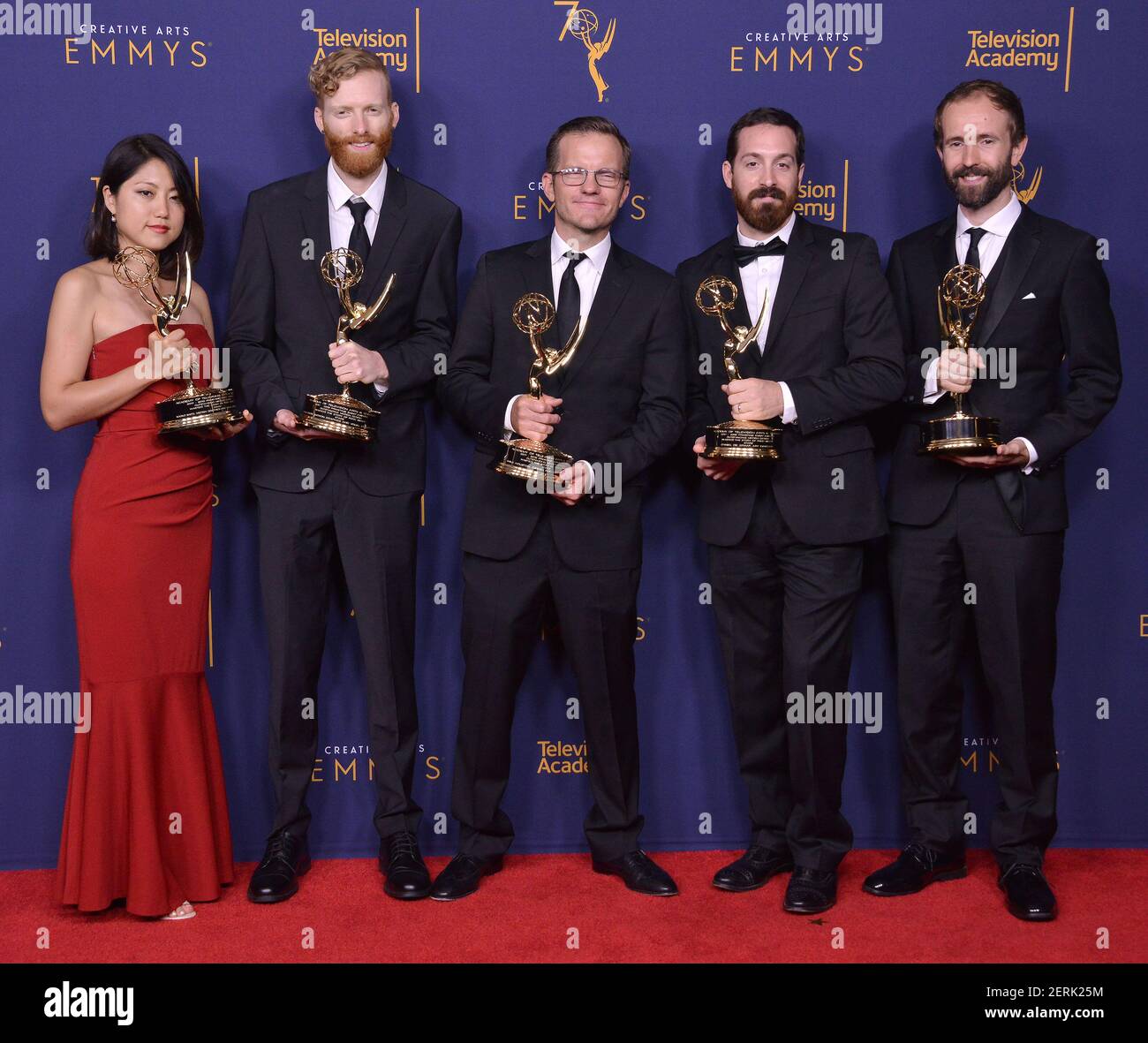 Naoko Saito, from left, Ryan Frost, Mike Houston, Daniel de Graaf and ...