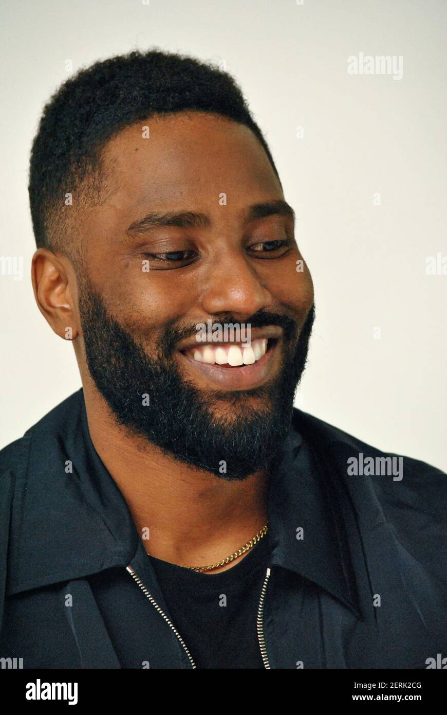 John David Washington at the Hollywood Foreign Press Association press ...