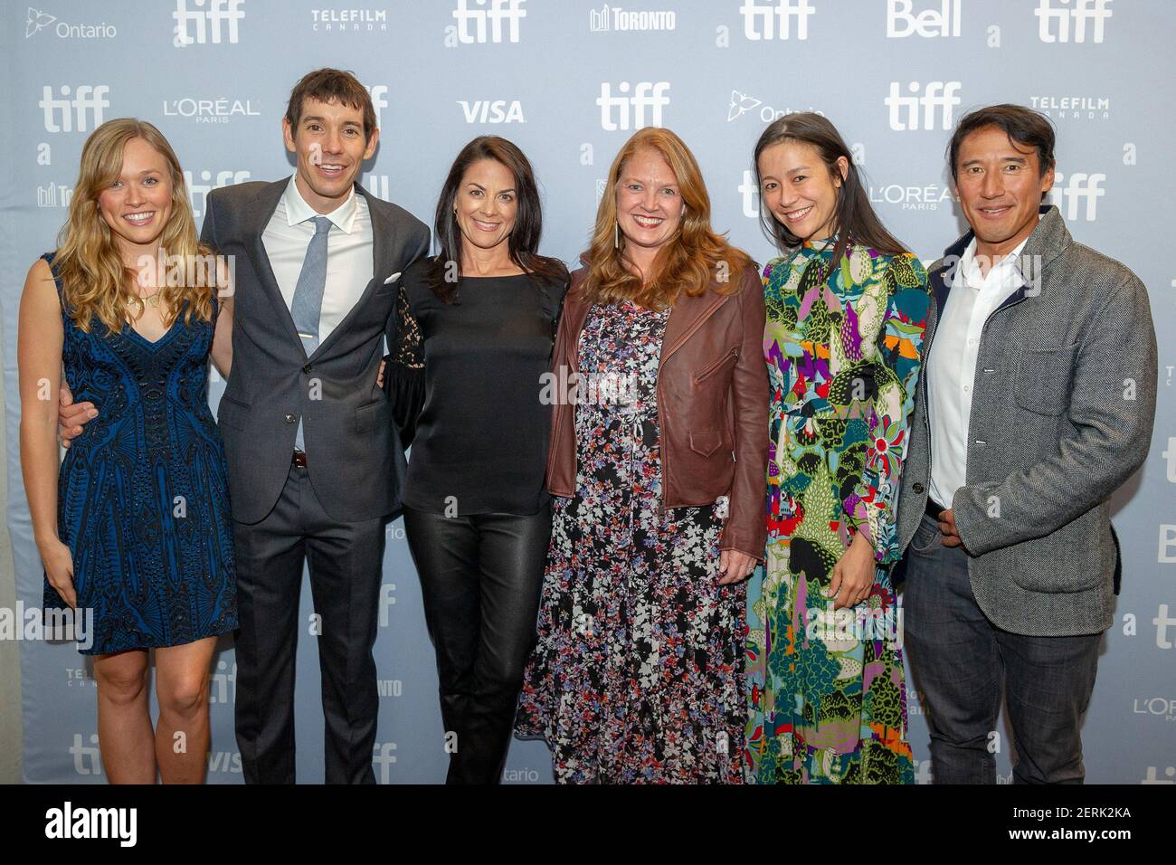 TORONTO - SEPTEMBER 9: Sanni McCandless, Alex Honnold, Courteney Monroe ...