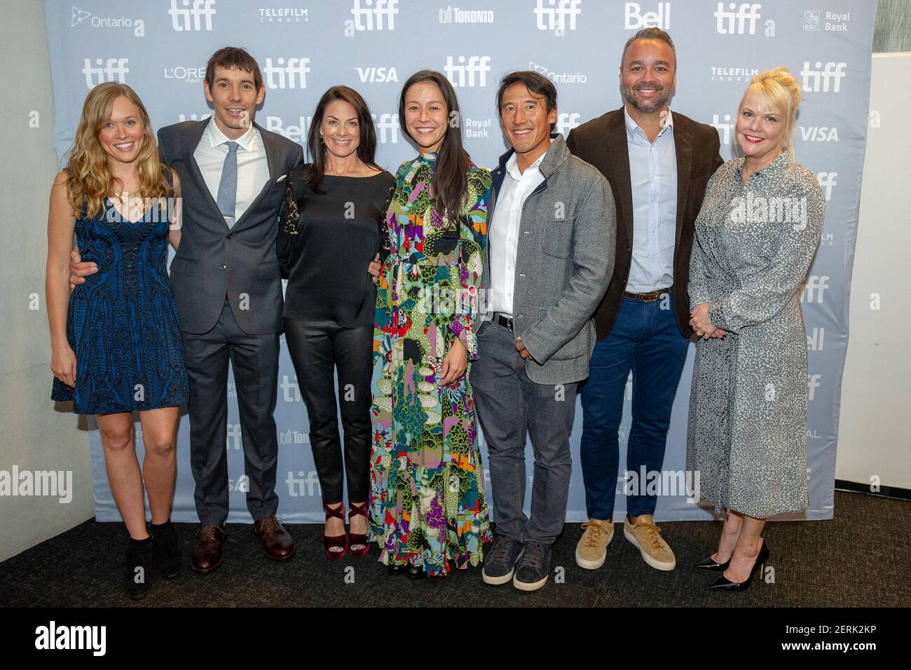 TORONTO - SEPTEMBER 9: Sanni McCandless, Alex Honnold, Courteney Monroe ...