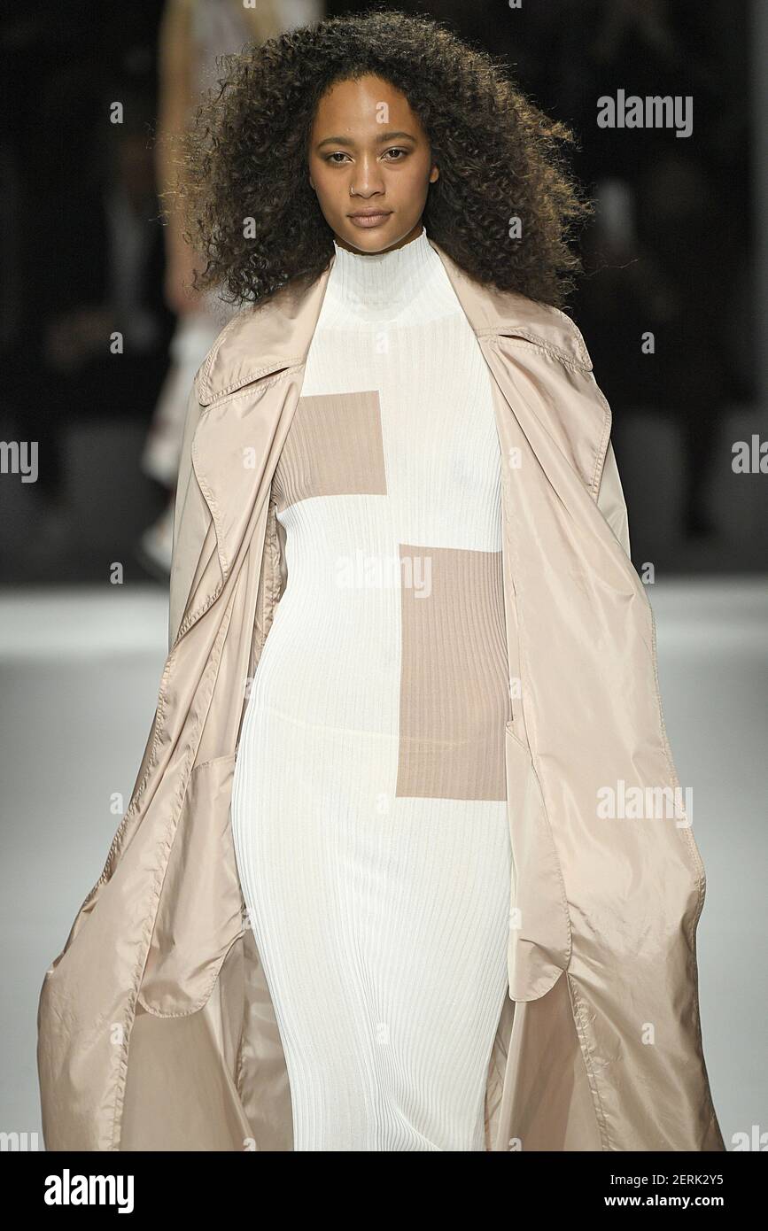 Selena Forest walks on the runway during the Boss Fashion Show during ...