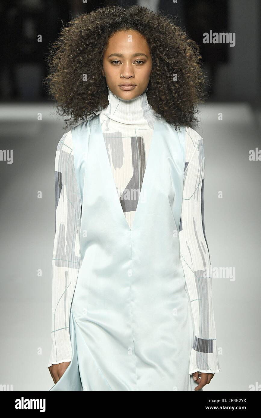 Selena Forest walks on the runway during the Boss Fashion Show during ...