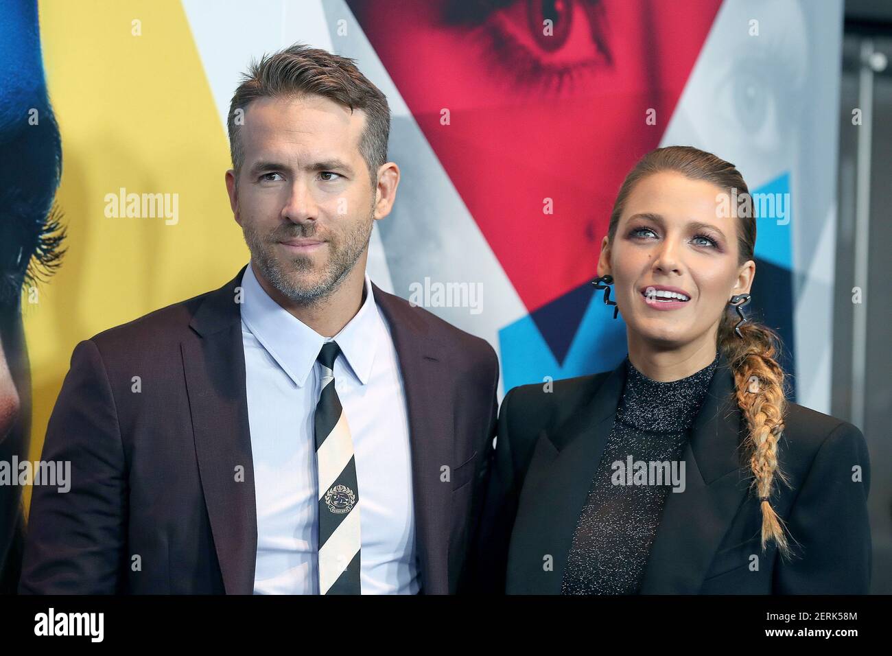 (L-R) Actors Ryan Reynolds and Blake Lively attend the "Simple Favor ...