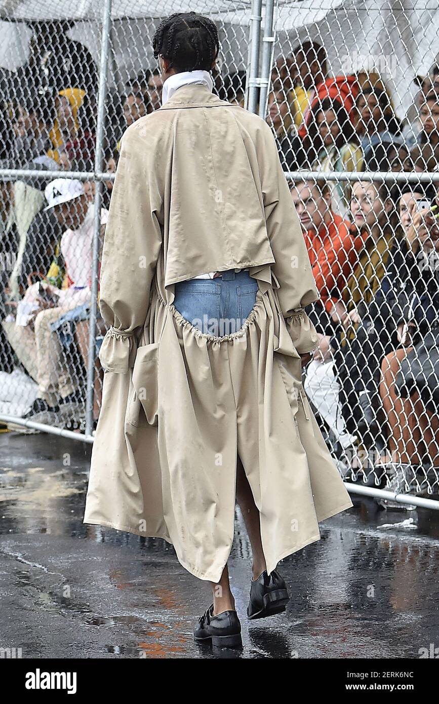Model walks on the runway during the Telfar New York Fashion Week ...