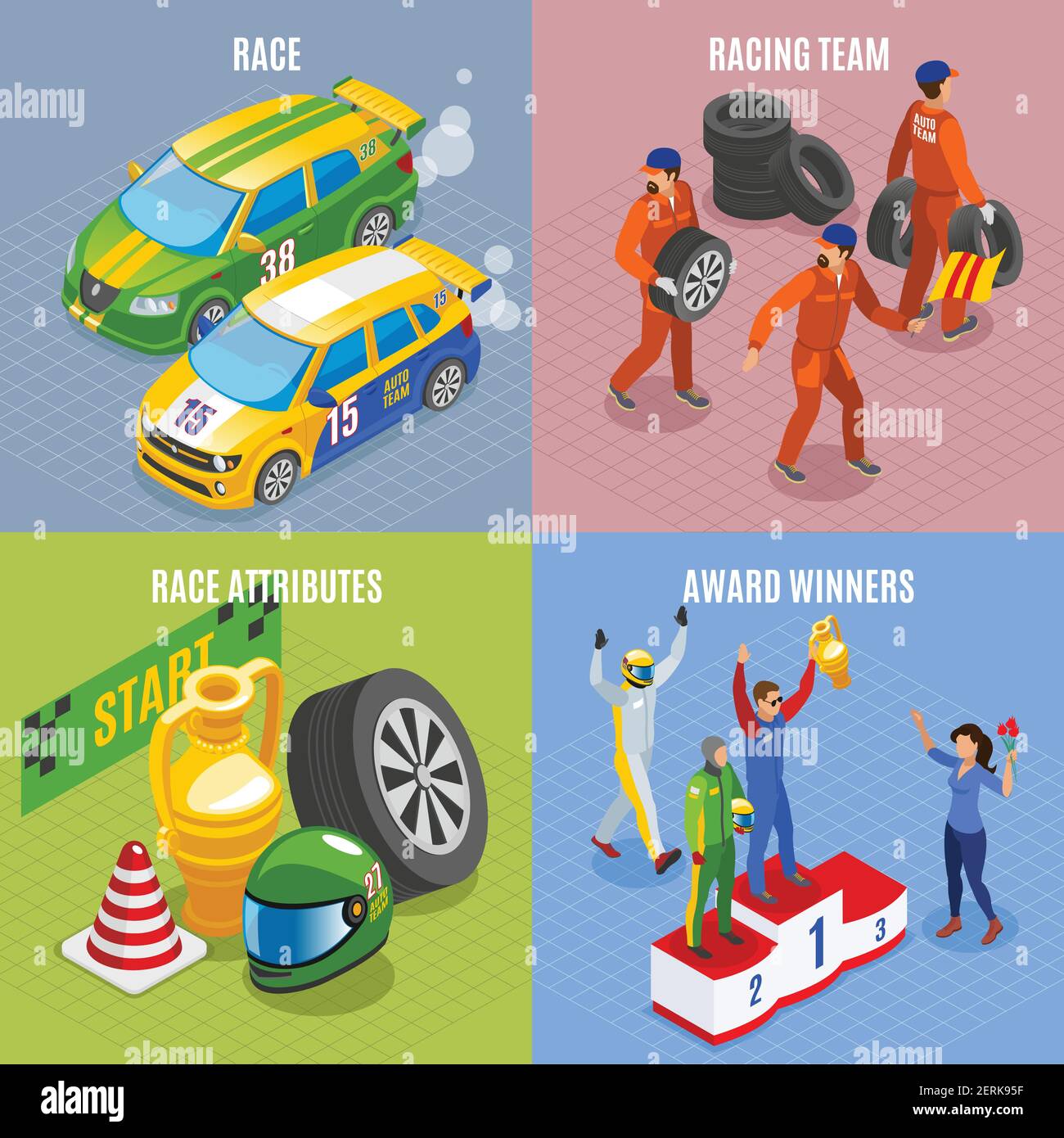 Rally winners Stock Vector Images - Alamy