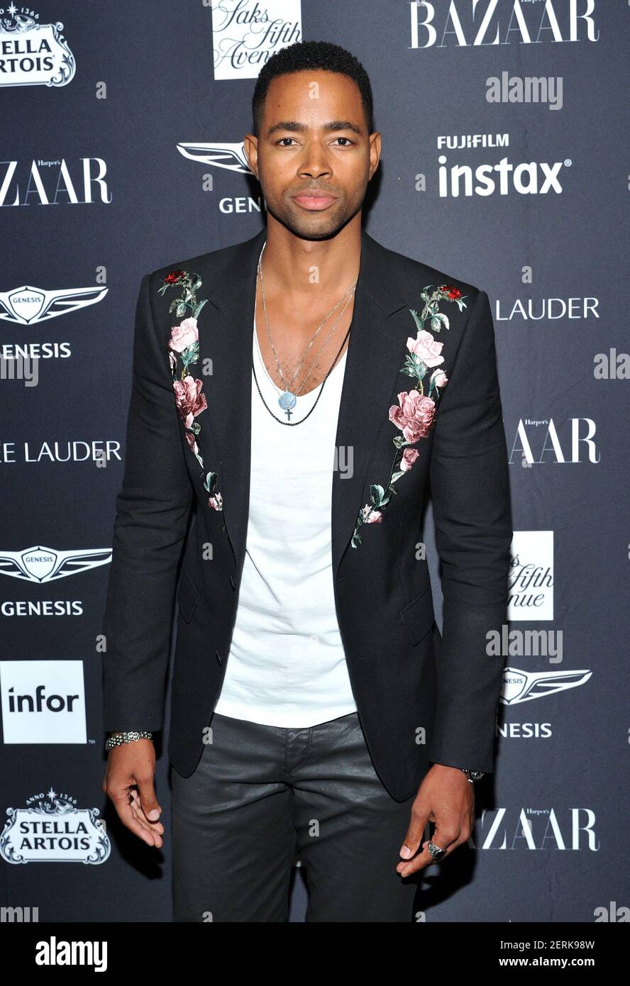 Actor Jay Ellis attends the Harper's Bazaar Icons by Carine Roitfeld ...