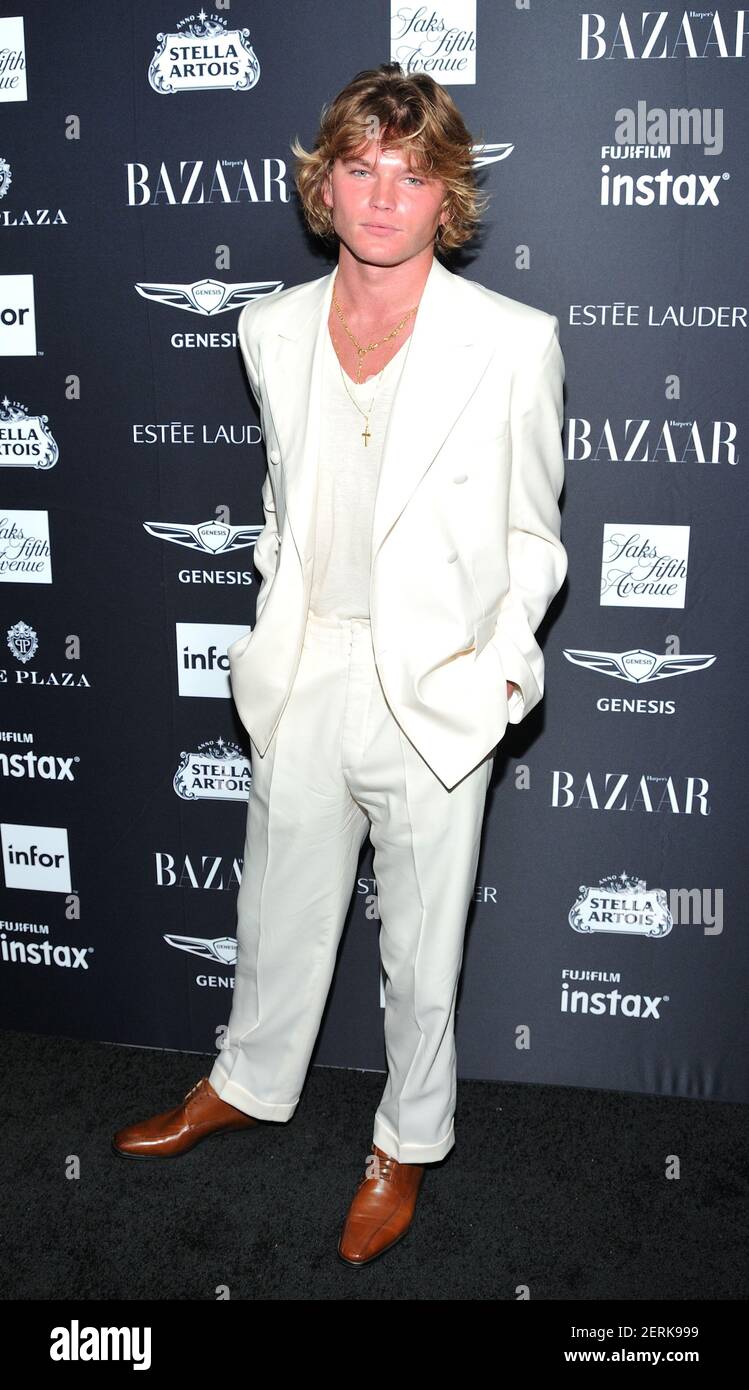 Model Jordan Barrett attends the Harper's Bazaar Icons by Carine ...