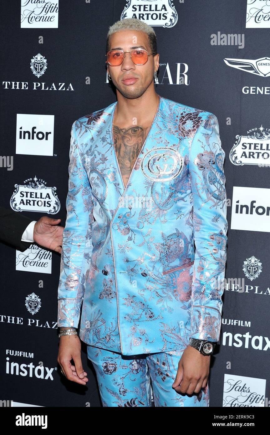Olympic fencer Miles Chamley-Watson attends the Harper's Bazaar Icons ...