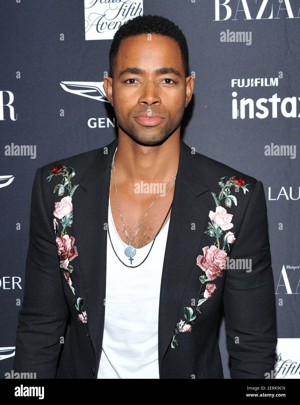 Actor Jay Ellis attends the Harper's Bazaar Icons by Carine Roitfeld ...