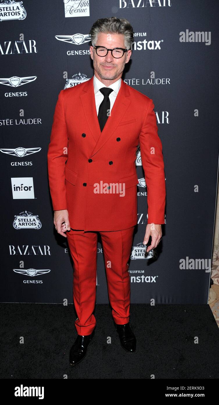 Model Eric Rutherford attends the Harper's Bazaar Icons by Carine ...