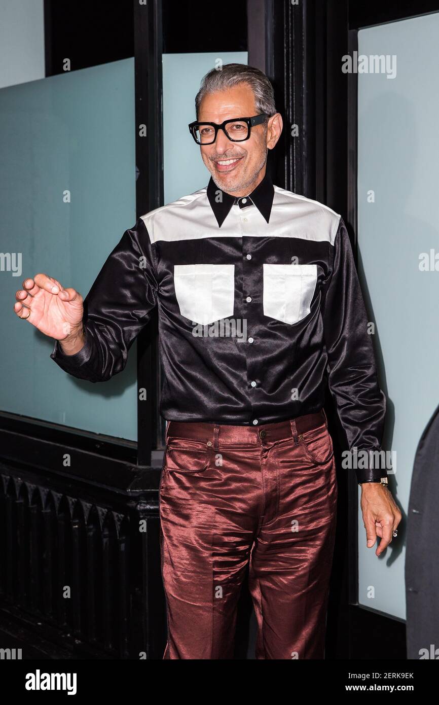 Actor Jeff Goldblum attends the Calvin Klein Collection during New York ...