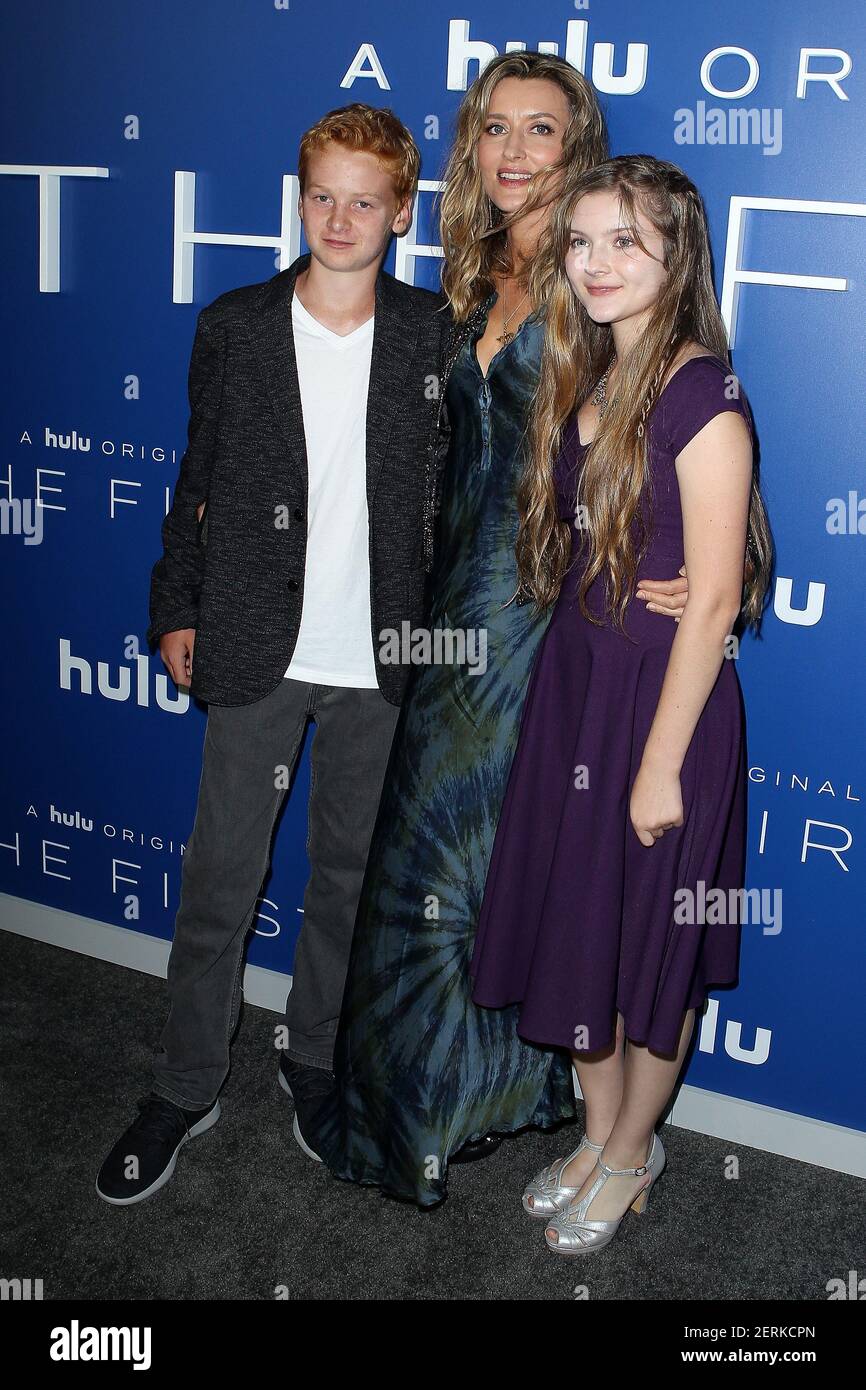 Alex Rubin, Natascha McElhone, Amber Patino attend the Premiere Of Hulu ...