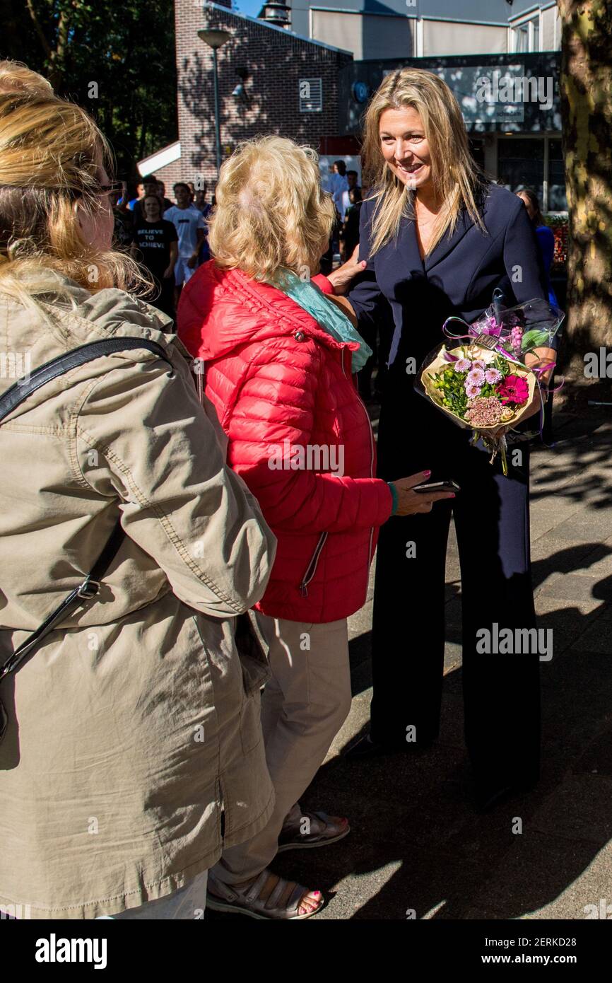 Queen Maxima of the Netherlands during a visit to YETS Foundation, one ...