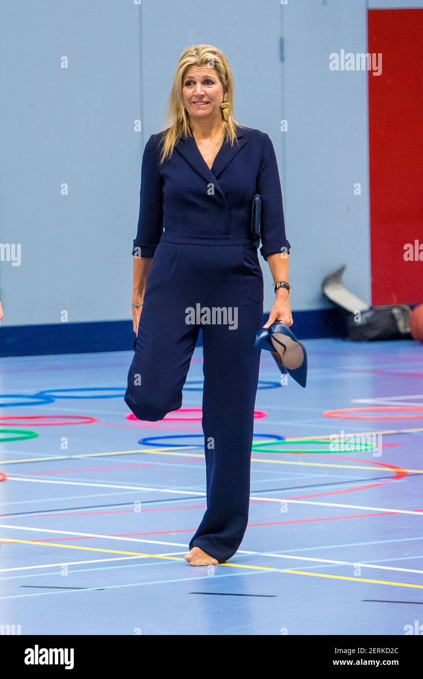 Queen Maxima of the Netherlands during a visit to YETS Foundation, one ...