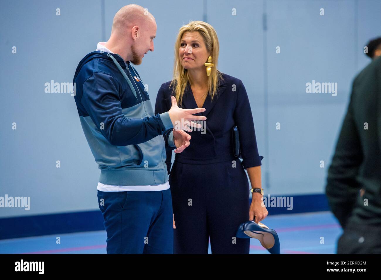 Queen Maxima of the Netherlands during a visit to YETS Foundation, one ...