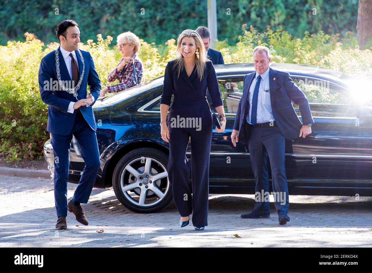 Queen Maxima of the Netherlands during a visit to YETS Foundation, one ...