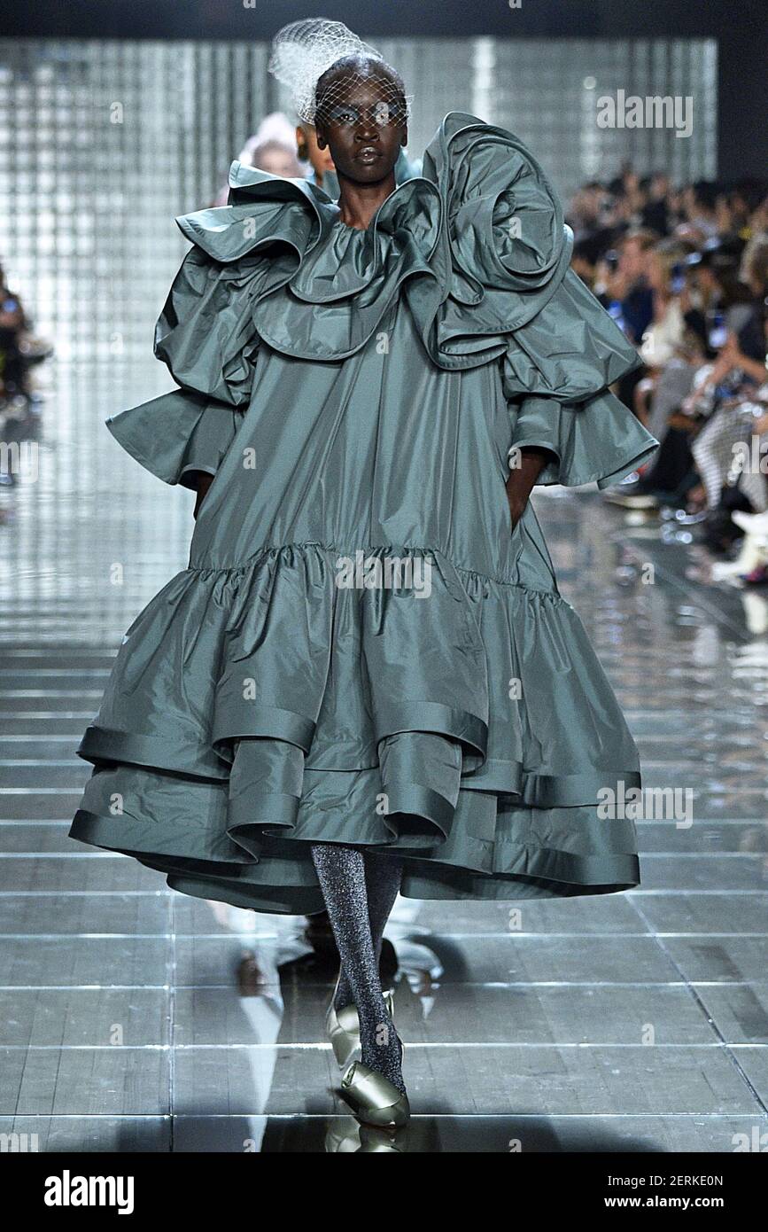 Alek Wek Runway