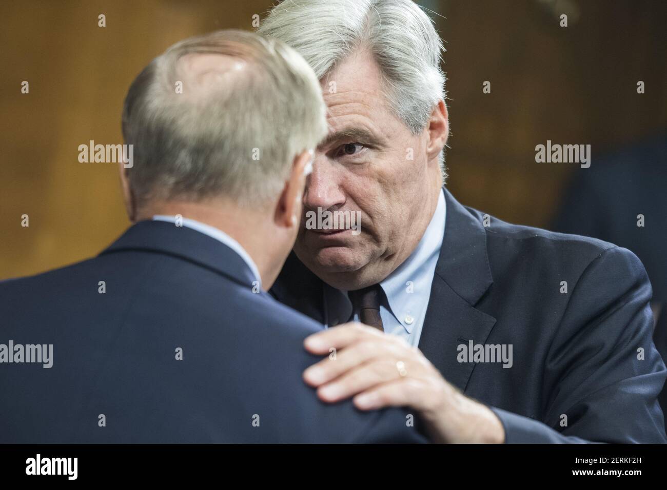 UNITED STATES - SEPTEMBER 13: Sens. Sheldon Whitehouse, D-R.I., right ...
