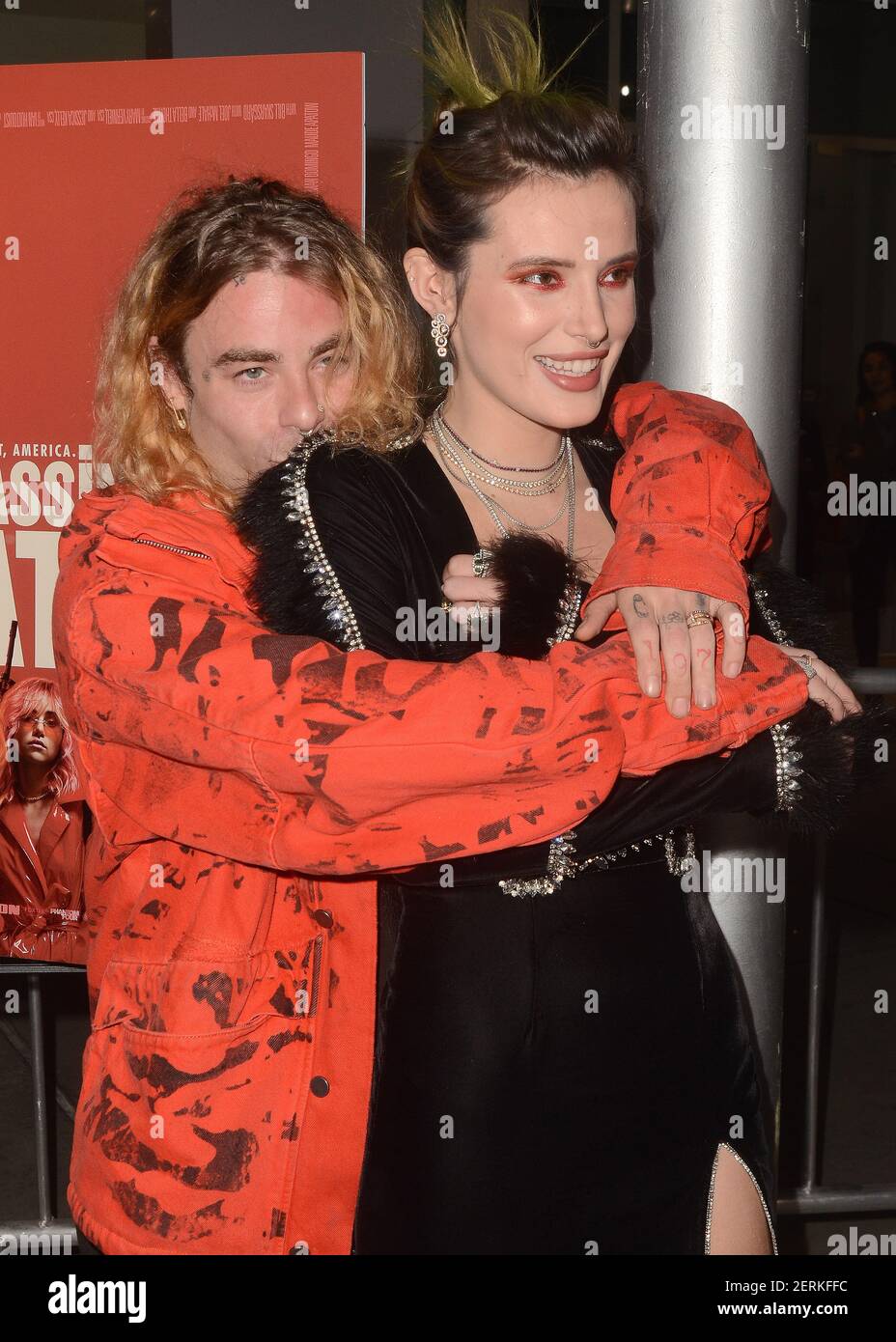 HOLLYWOOD, CA - SEPTEMBER 12: Mod Sun and Bella Thorne at the Premiere ...